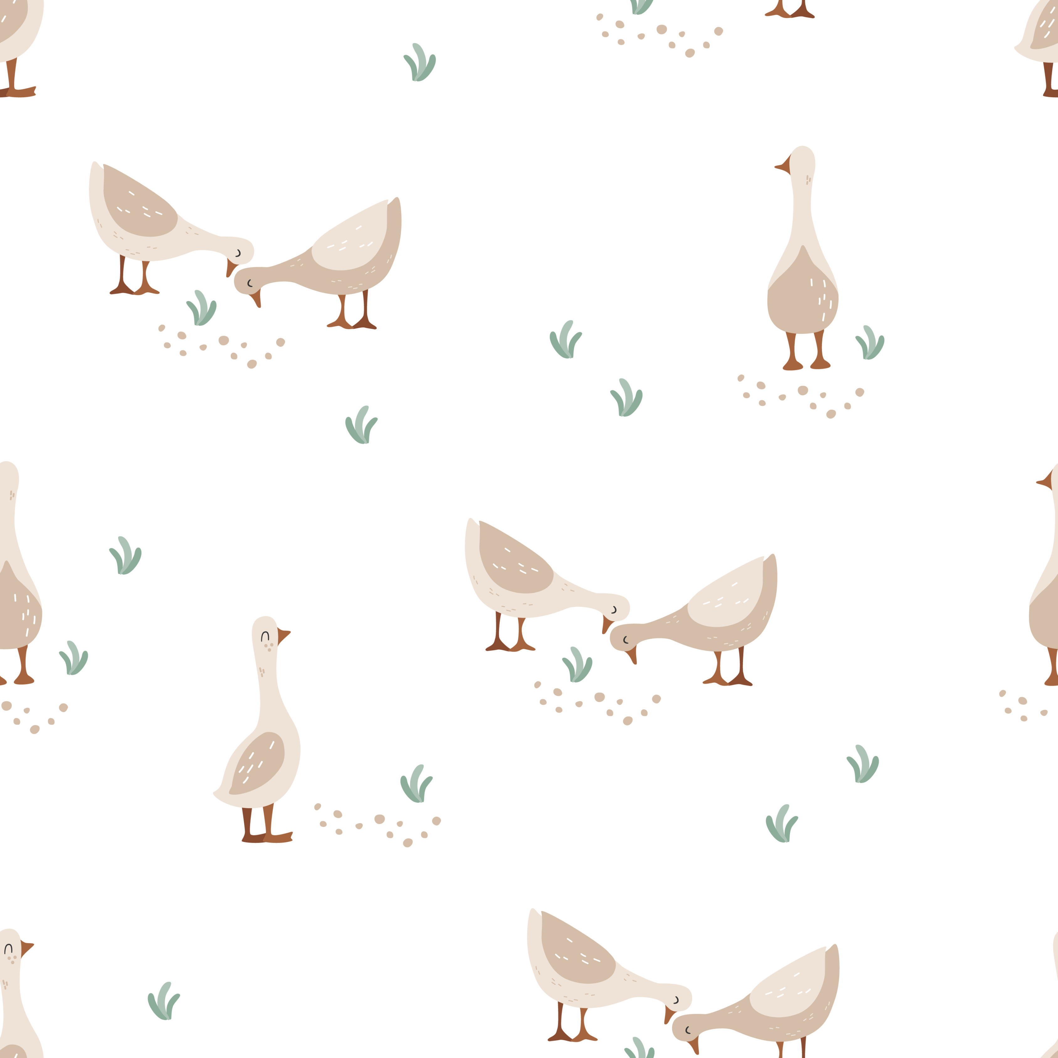 Geese Custom Fabric by the Yard